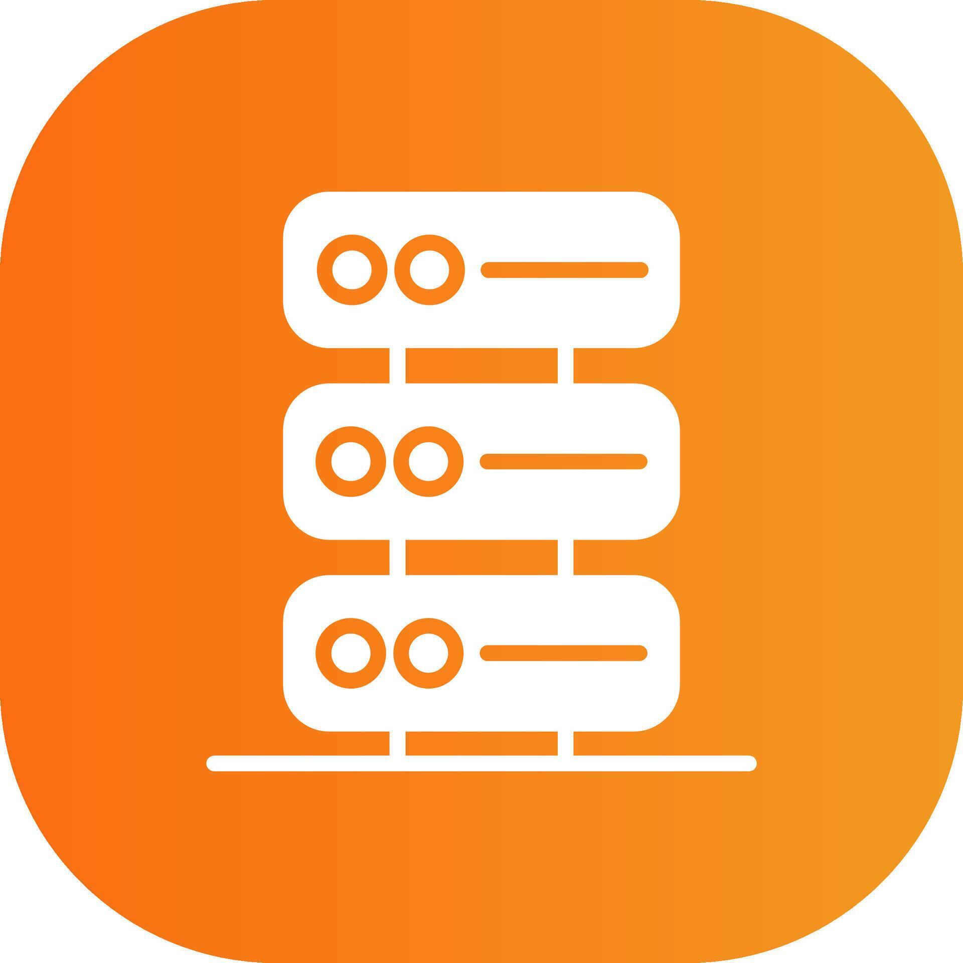 Server Glyph Gradient Curve Icon 51056541 Vector Art at Vecteezy