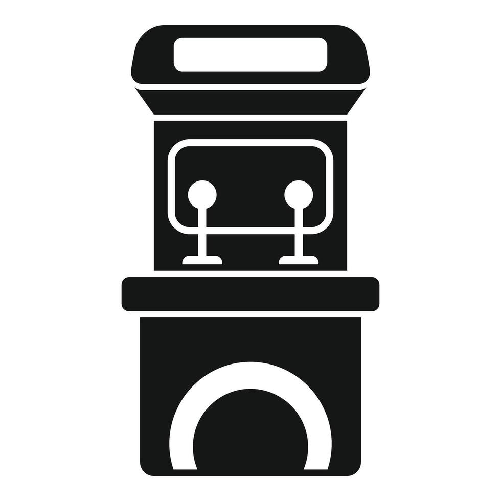 Retro Arcade Game Machine With Two Joysticks Icon 51061707 Vector Art At Vecteezy