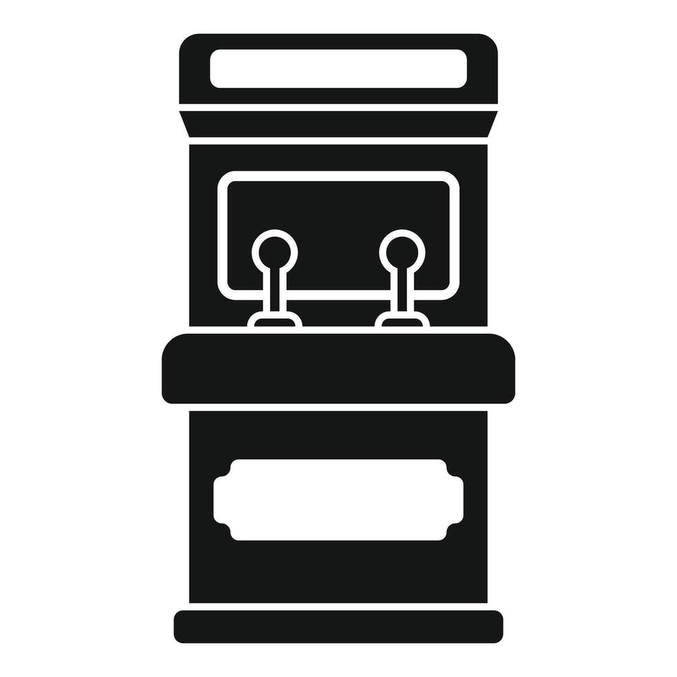 Retro Arcade Game Console With Two Joysticks Is Waiting For Players 51061715 Vector Art At Vecteezy