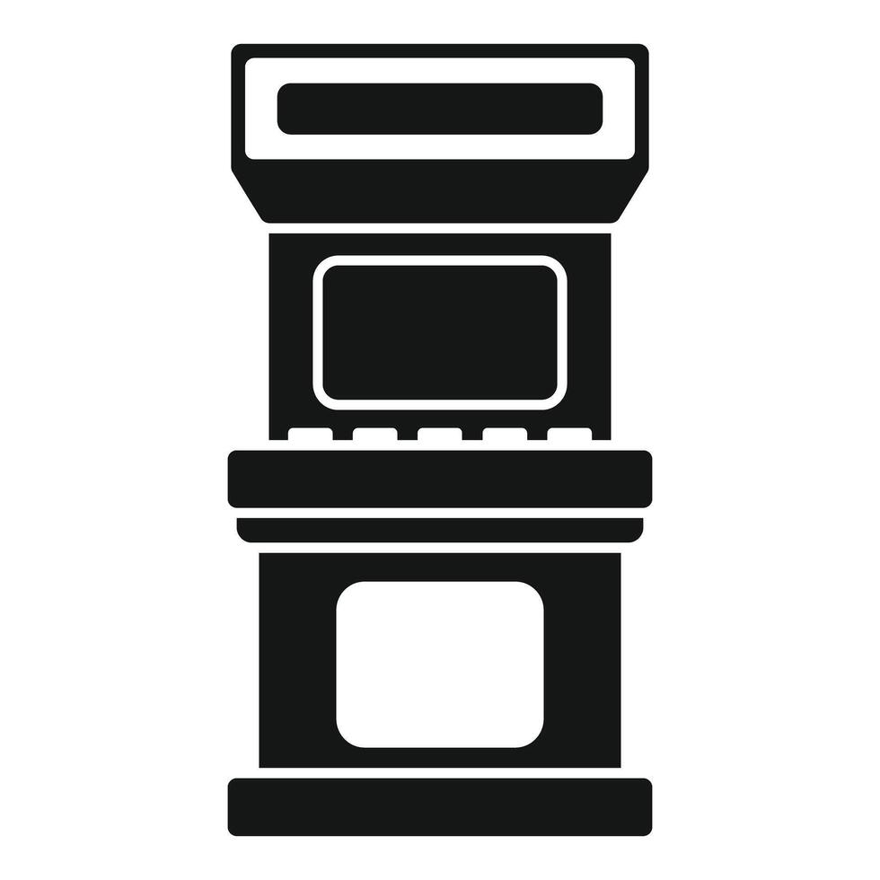 Retro Arcade Game Machine Standing On White Background 51061749 Vector Art At Vecteezy