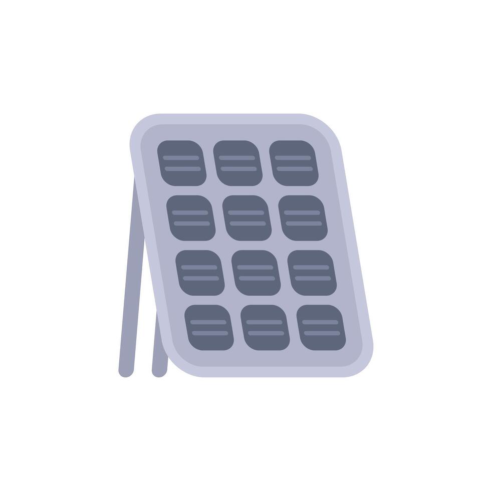 Portable solar panel converting sunlight into energy 51062125 Vector ... Portable solar panel converting sunlight into energy 51062125 Vector ...