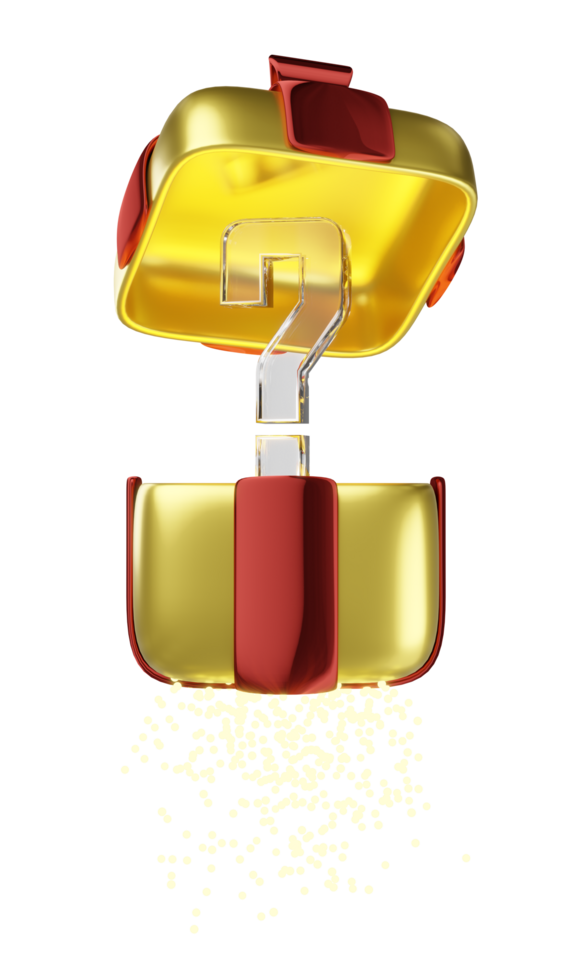 3d Open T Box With Question Mark Symbol Icon Isolated Faq Or Frequently Asked Questions