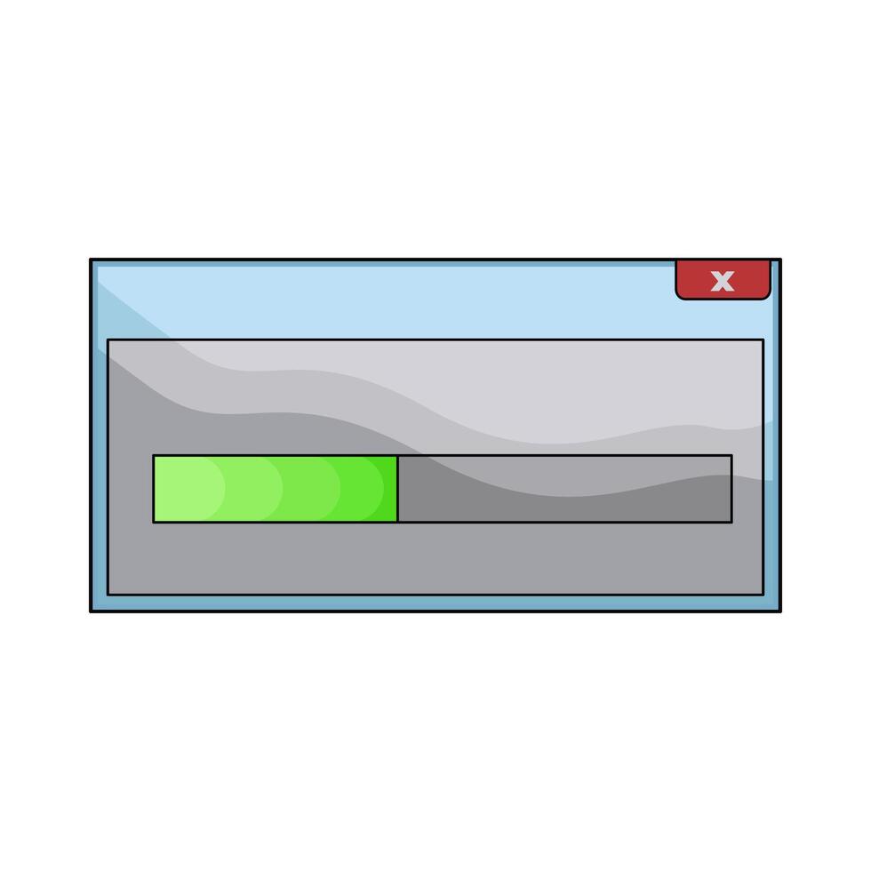 illustration of loading progress 51063994 Vector Art at Vecteezy