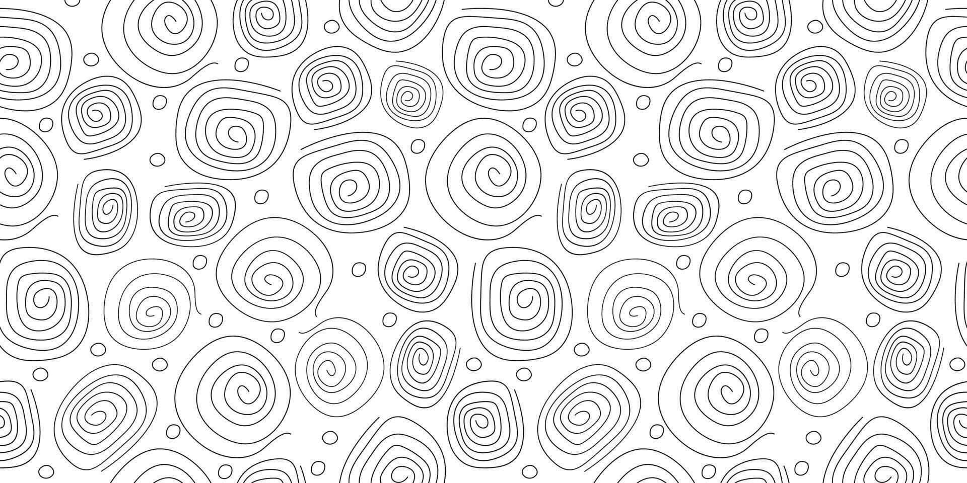 Pattern seamless abstract. Lines, circles, spirals. Abstract shapes ...
