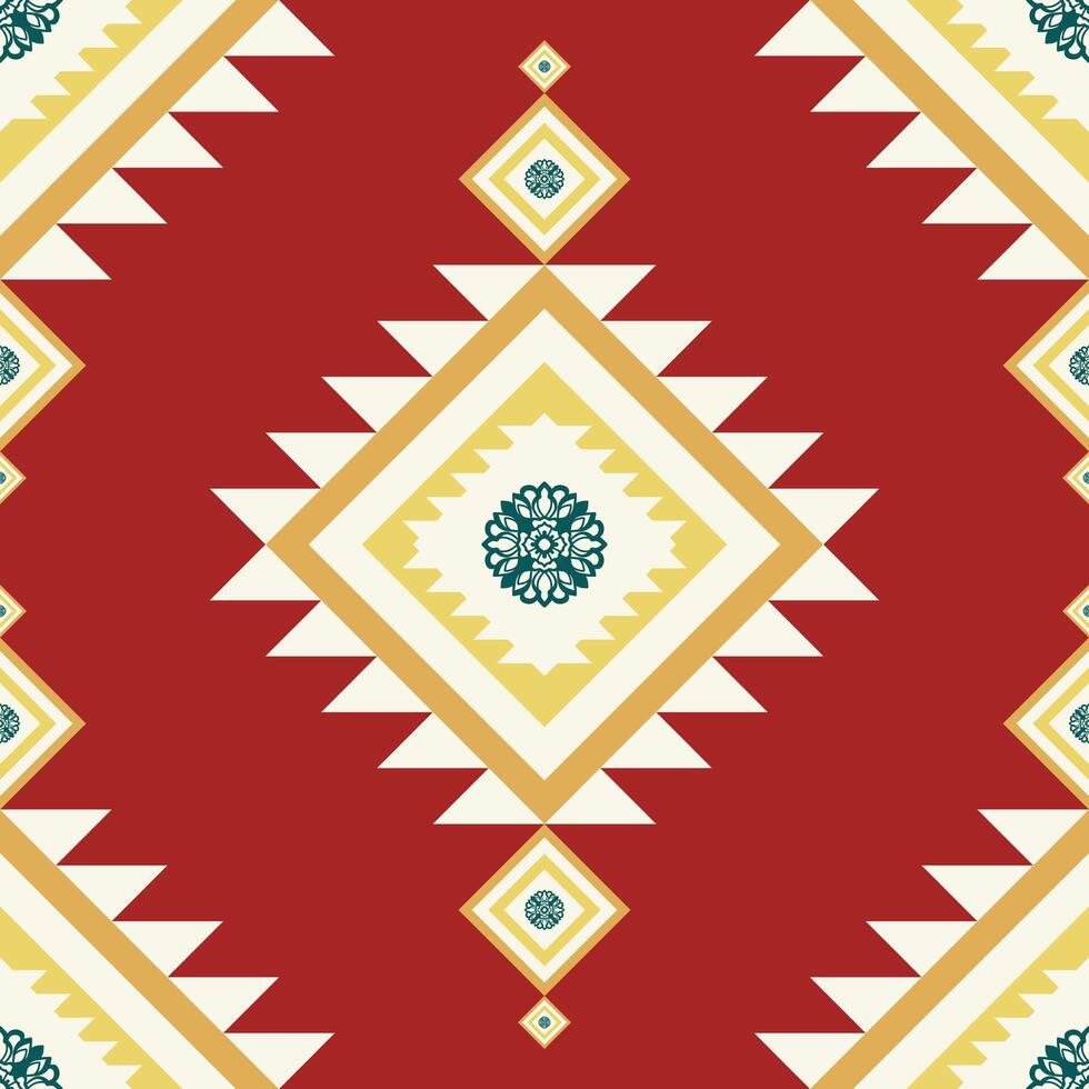 Abstract Navajo tribal seamless pattern. Native American ornament ...