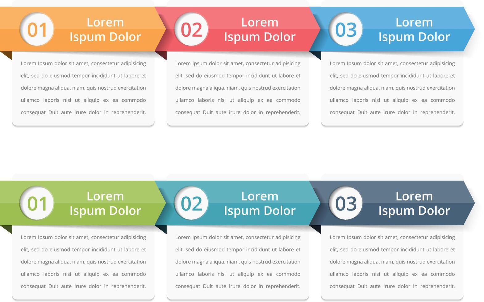Flow chart template, infographics design elements with numbers 51074329 ...