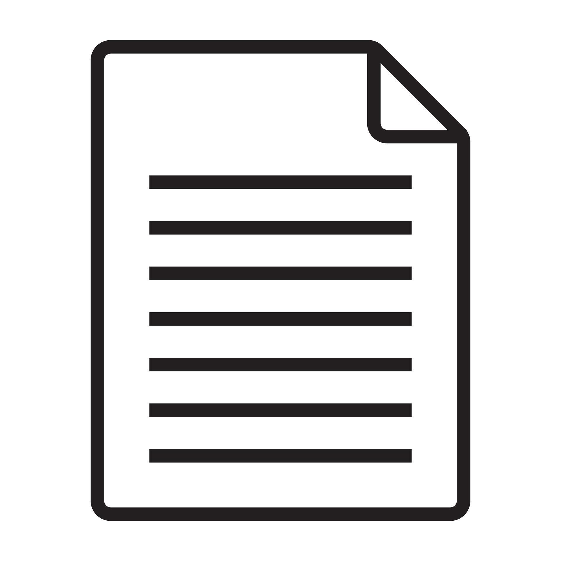 document line icon. 51088816 Vector Art at Vecteezy