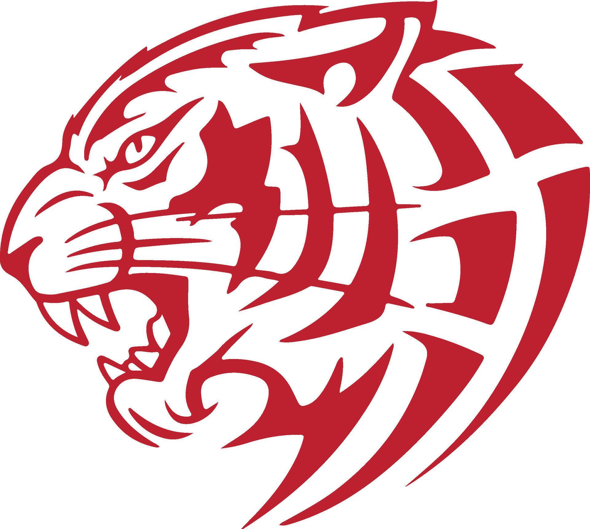 red tiger logo Simple Silhouette illustration 51092506 Vector Art at Vecteezy