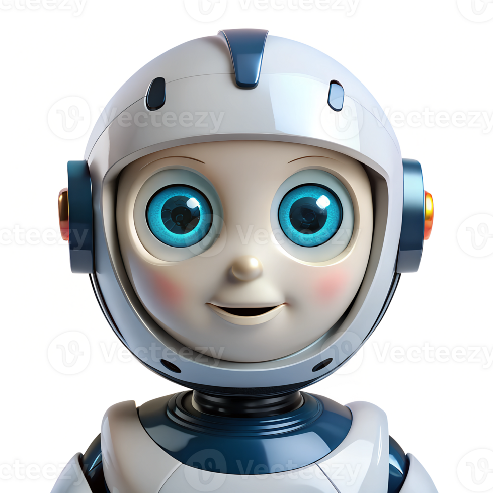 Ai robot isolate on transparency background 51096171 PNG