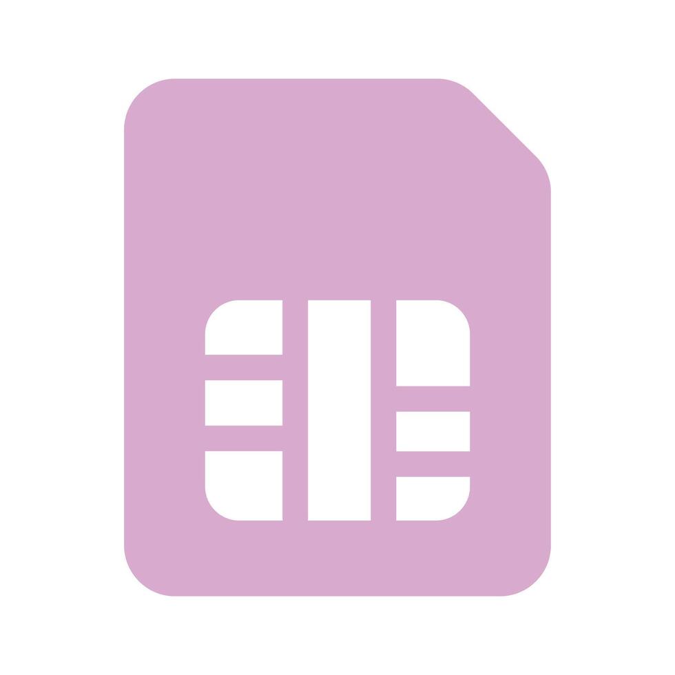 A sim card symbol used for mobile network connectivity or storage ... A sim card symbol used for mobile network connectivity or storage ...