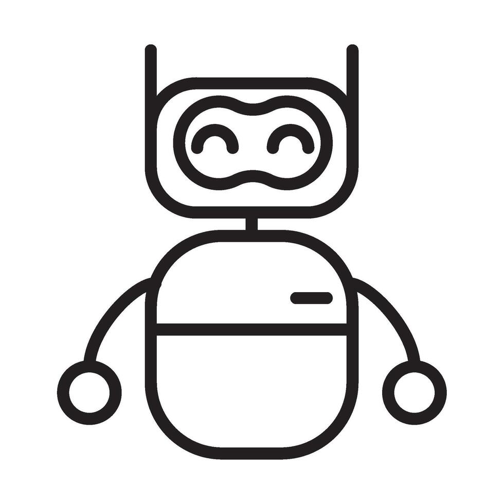 chatbot smart robot icon isolated design 51097307 Vector Art at Vecteezy
