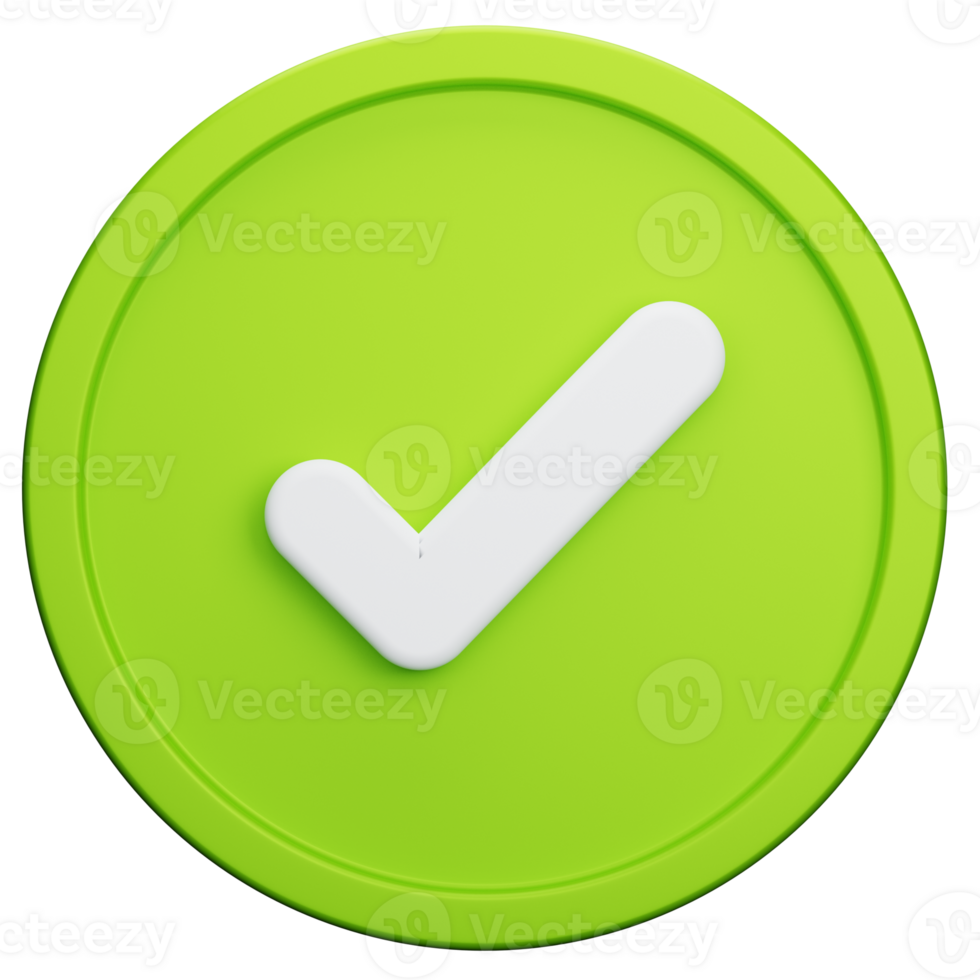 Accept Button 3D Illustration 51098683 PNG