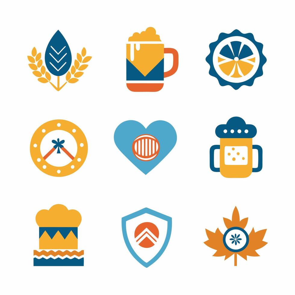 Beer icons set 51117885 Vector Art at Vecteezy Beer icons set 51117885 Vector Art at Vecteezy