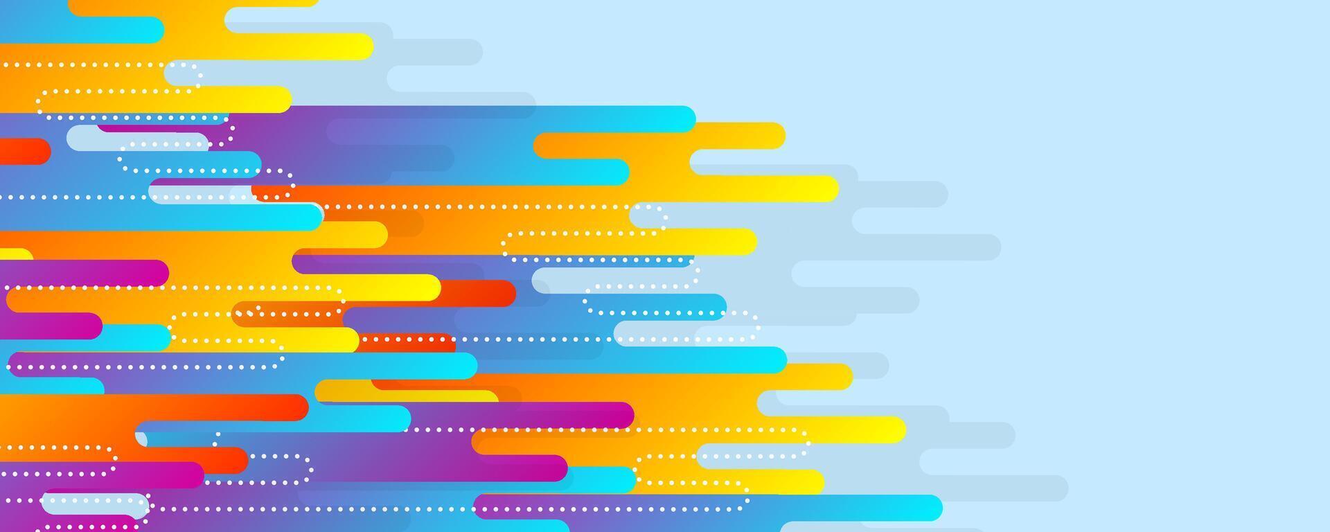 3d Colorful Abstract Background Overlap Layer On Bright Space With Horizontal Lines Shape