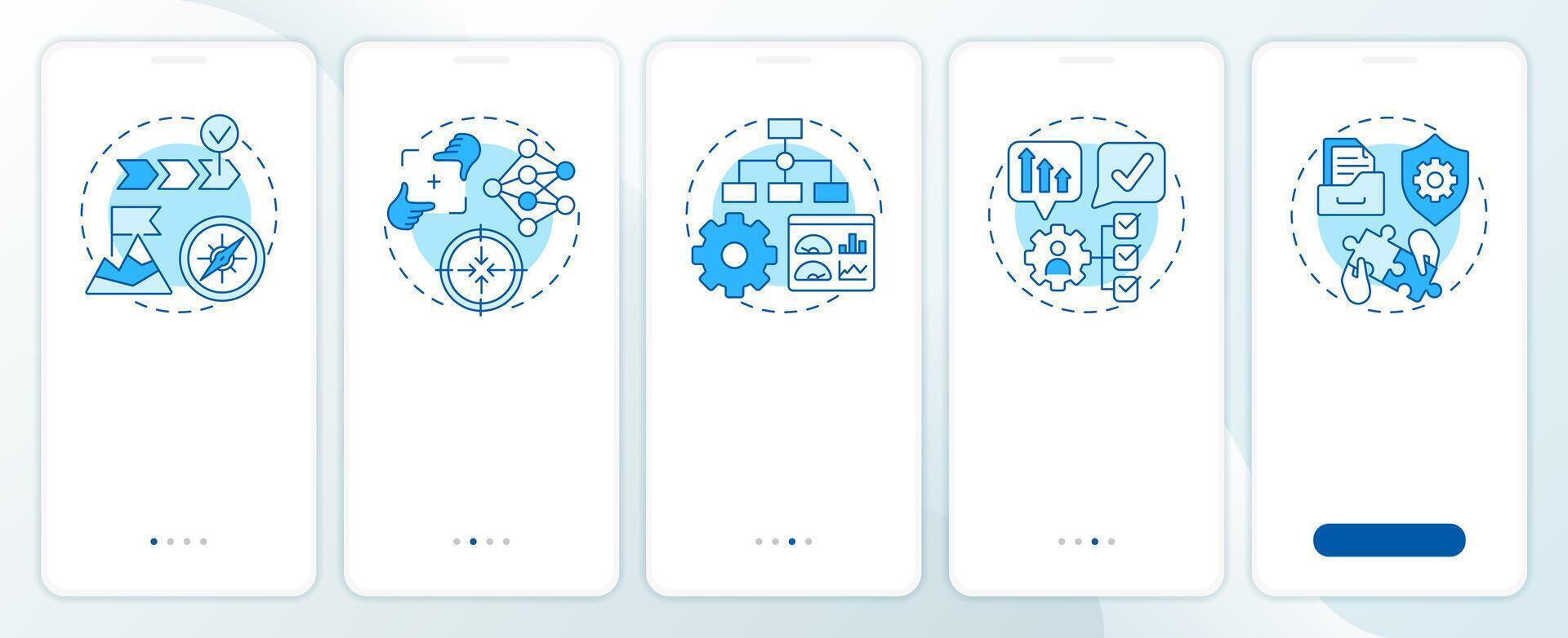 Components Of Sop Blue Onboarding Mobile App Screen Walkthrough 5