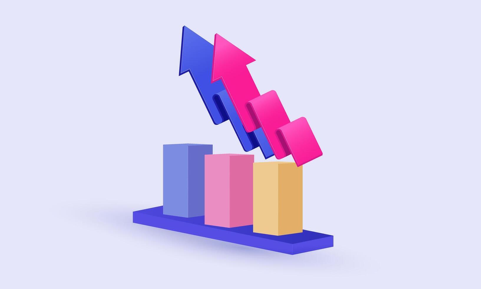3d graph icon business icon realistic new idea concept 51148020 Vector ...