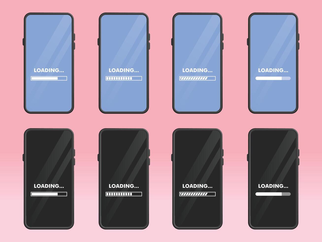 Smartphone Loading Bar Rectangular Waiting Progress 51182463 Vector Art at Vecteezy