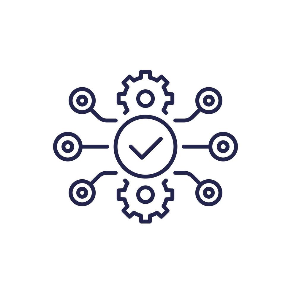 project execution line icon, 51214823 Vector Art at Vecteezy