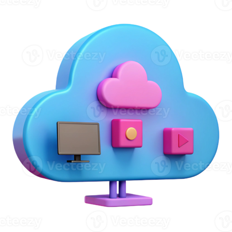 Cloud Computing Connecting Devices And Data 51222761 Png