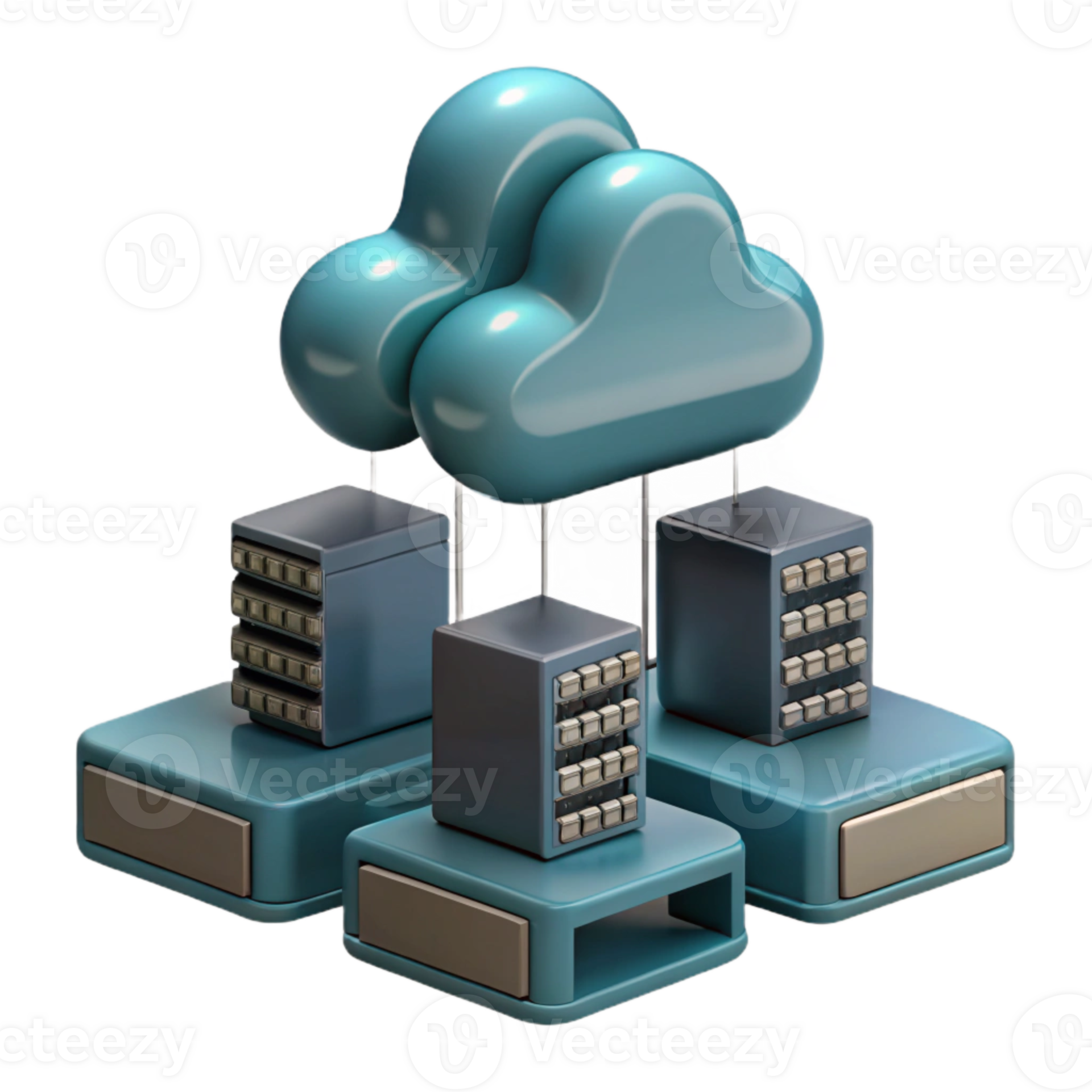Cloud Computing Servers Data Storage 51222925 Png