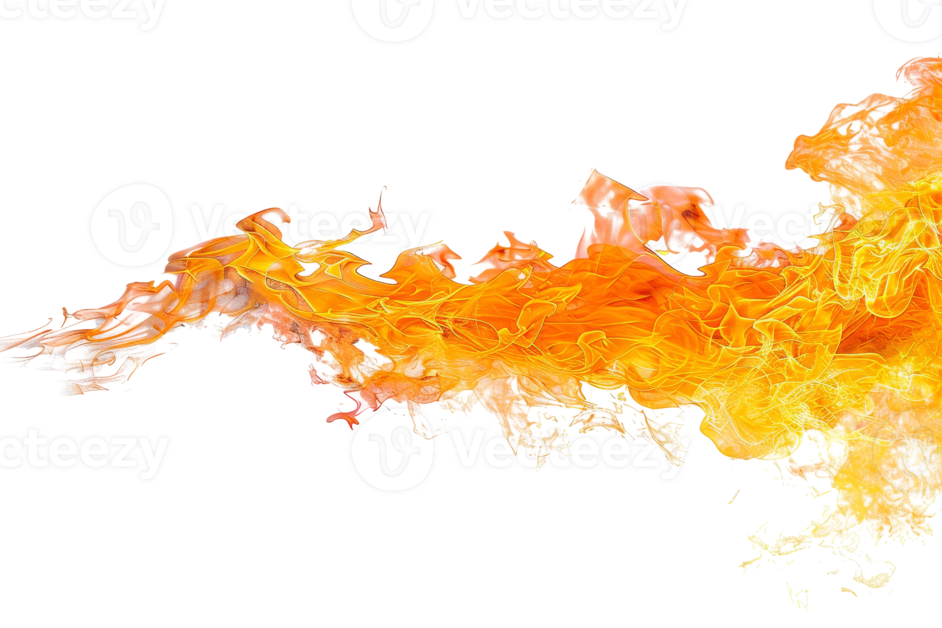 Vibrant and dynamic shot of bright orange flames against a black ... Vibrant and dynamic shot of bright orange flames against a black ...