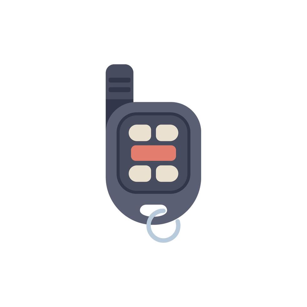 Car Alarm System Key Fob Showing Security Concept 51245311 Vector Art