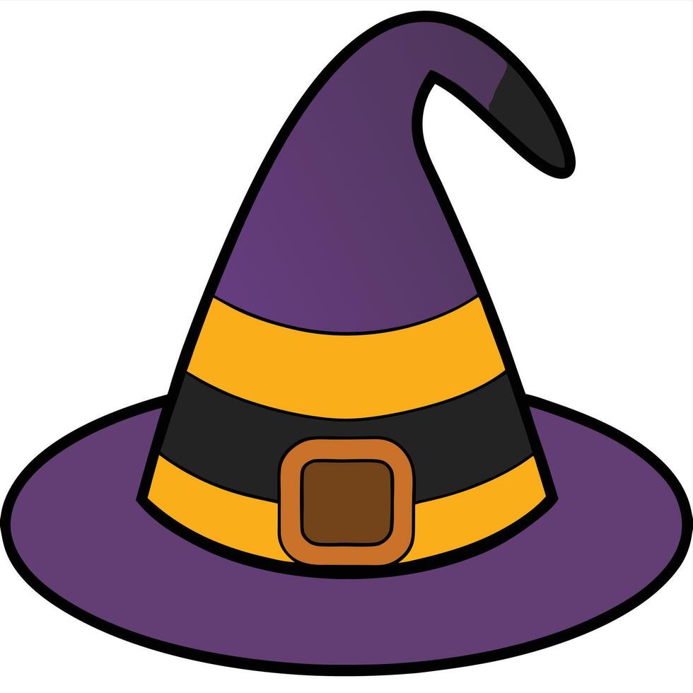 Clip art halloween witch hat clip art 51287138 Vector Art at Vecteezy