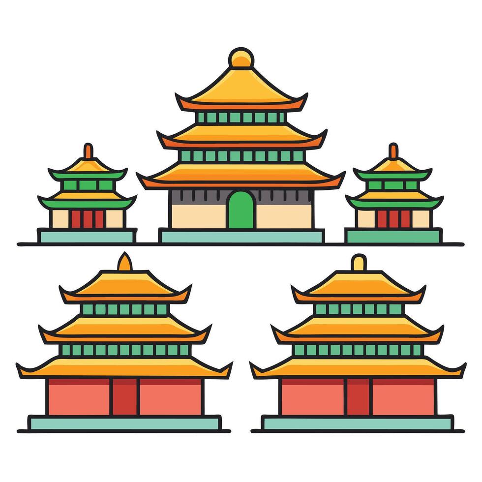 Chinese architecture icon set illustration 51288146 Vector Art at Vecteezy Chinese architecture icon set illustration 51288146 Vector Art at Vecteezy