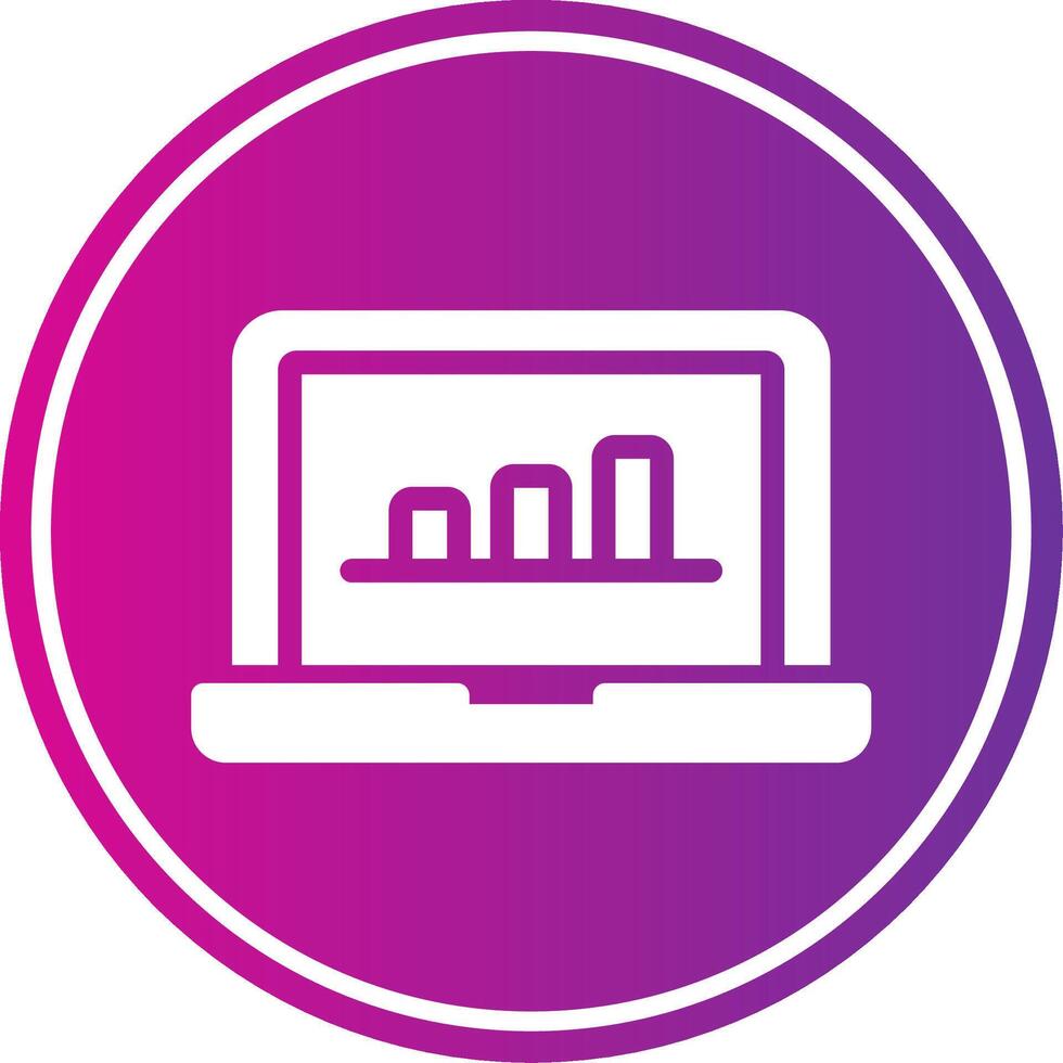 Visualization Glyph Gradient Circle Icon 51299255 Vector Art at Vecteezy