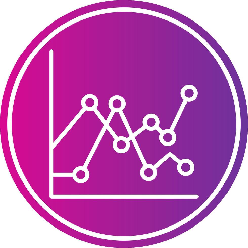 Chart Line Gradient Circle Icon 51300589 Vector Art At Vecteezy