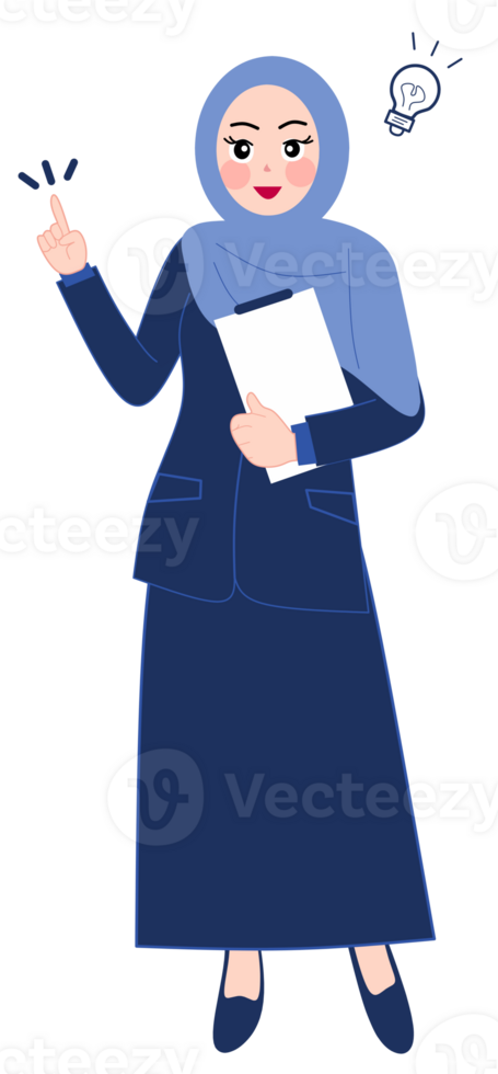 Un Ilustración De Un Mujer En Un Hijab 51303438 Png
