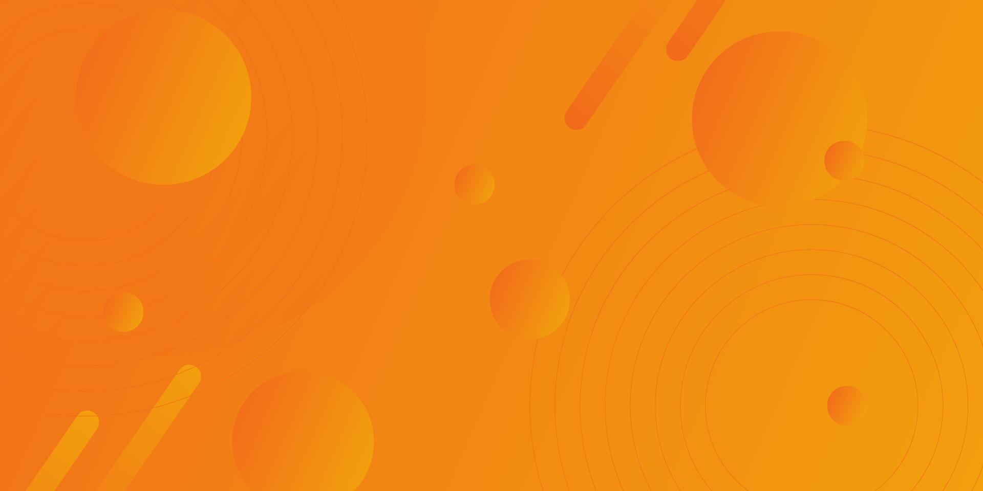 Dynamic Abstract Orange Gradient Geometric Background Illustration With