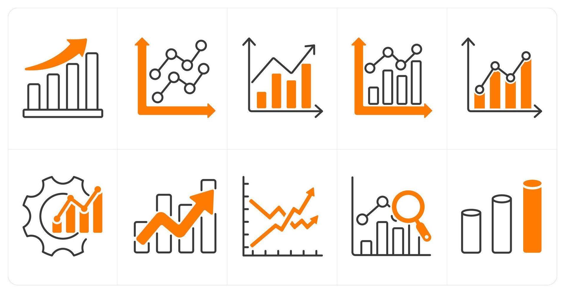 A set of 10 diagram icons as bar graph, statistic, bar graph 51316835 ... A set of 10 diagram icons as bar graph, statistic, bar graph 51316835 ...