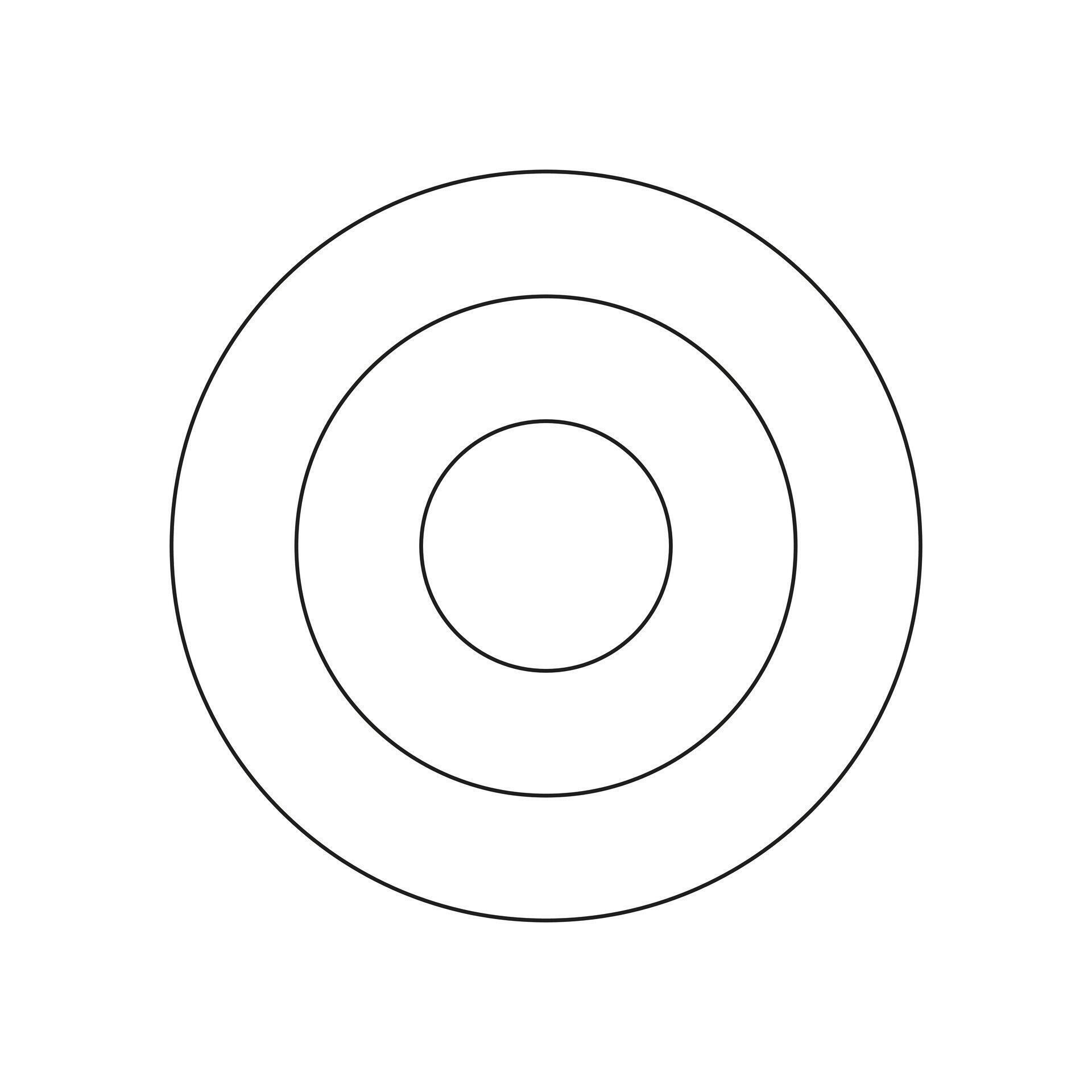 Polar grid concentric circles. Circle diagram divided on segments ...