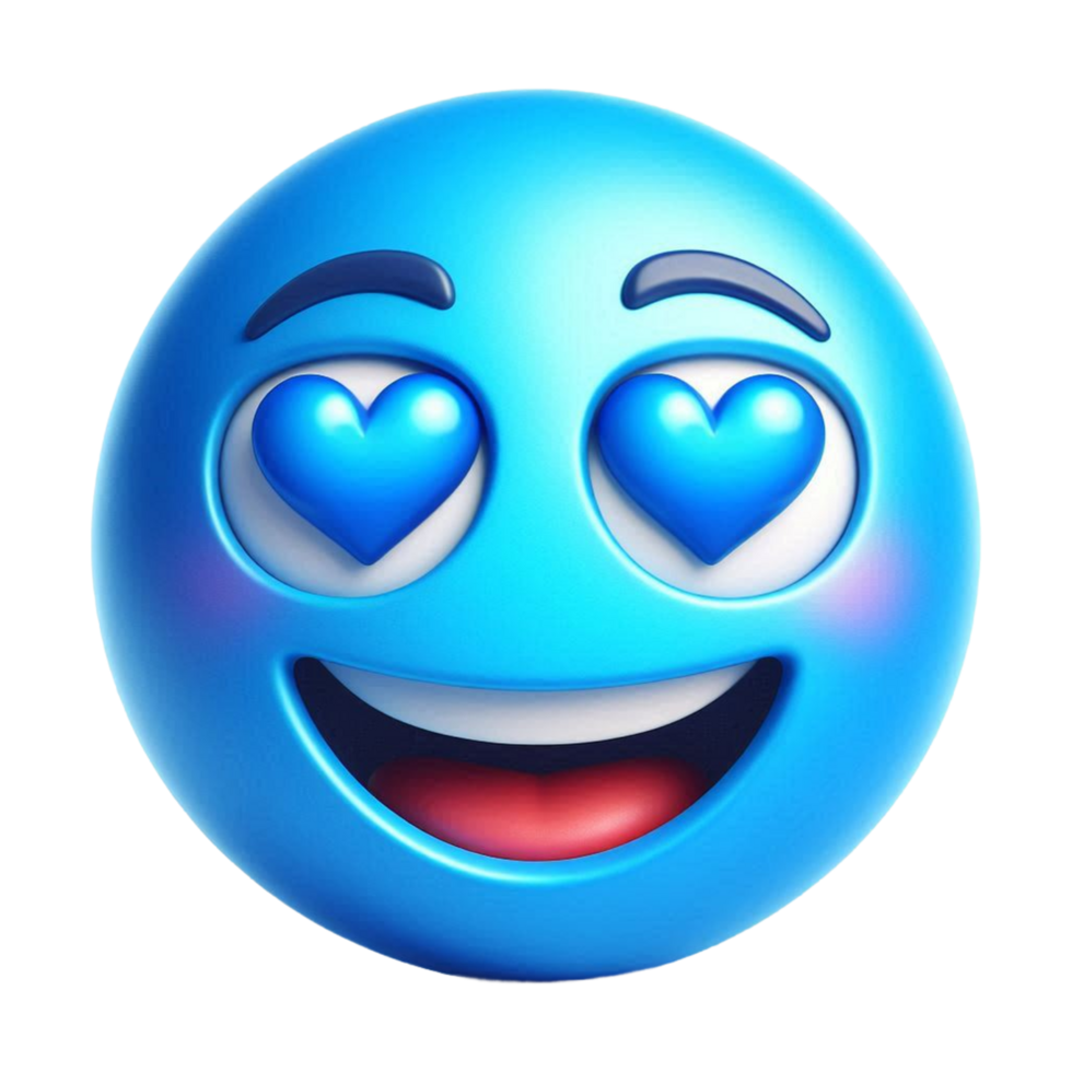Loving Expression Emoji Happy Heart Eyes Emoji With Love 51320590 Png