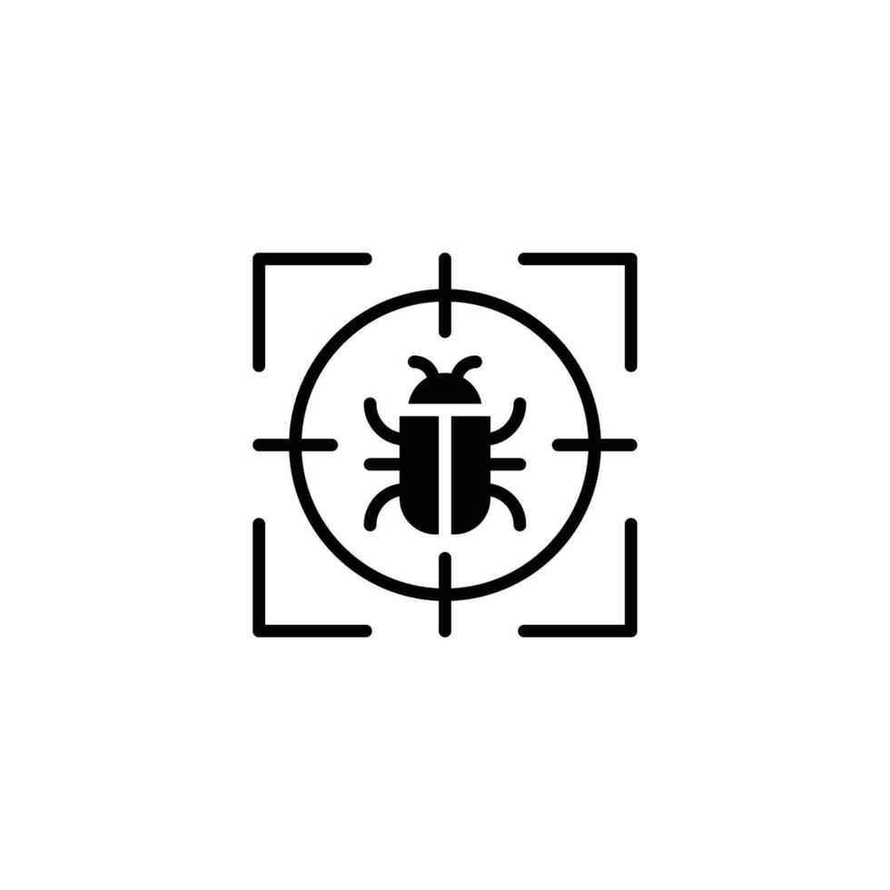 Debugging icon with a bug and target 51341980 Vector Art at Vecteezy Debugging icon with a bug and target 51341980 Vector Art at Vecteezy
