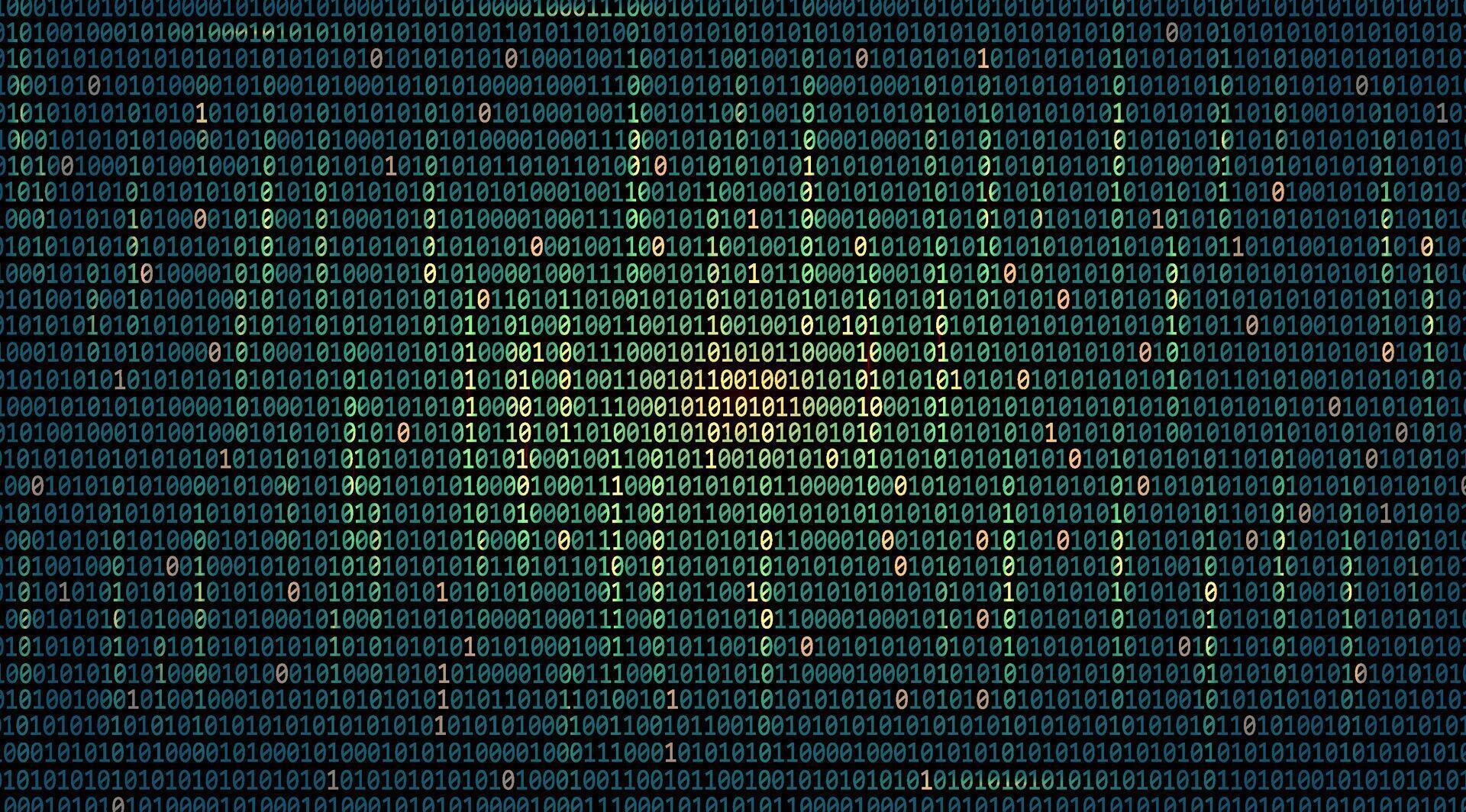 Binary code digital data and technology pattern background 51353077 ...