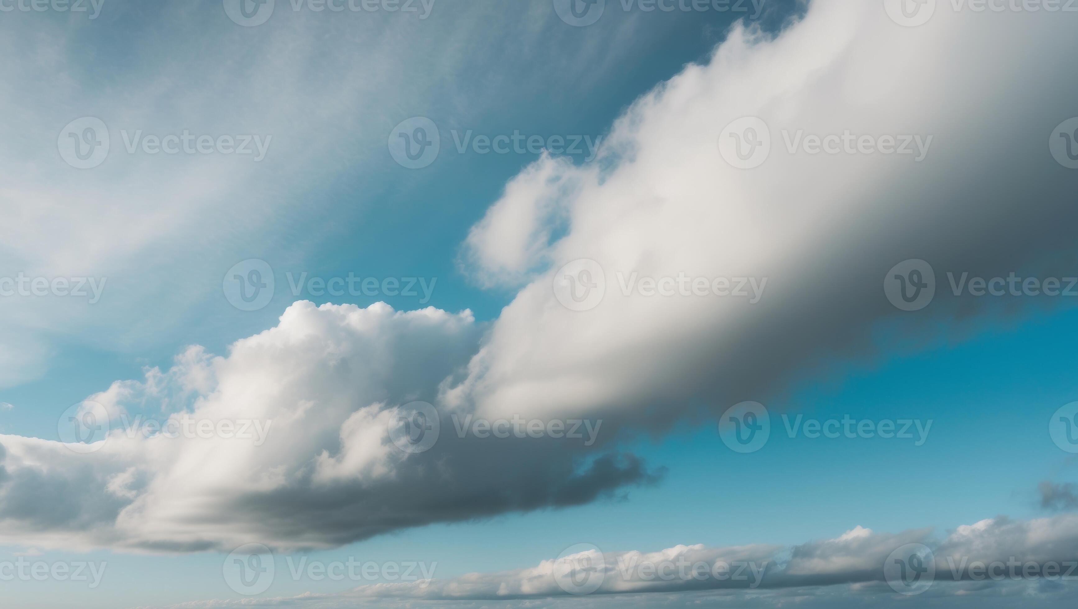 A large white cloud is in the sky above the ocean 51360033 Stock Photo at Vecteezy