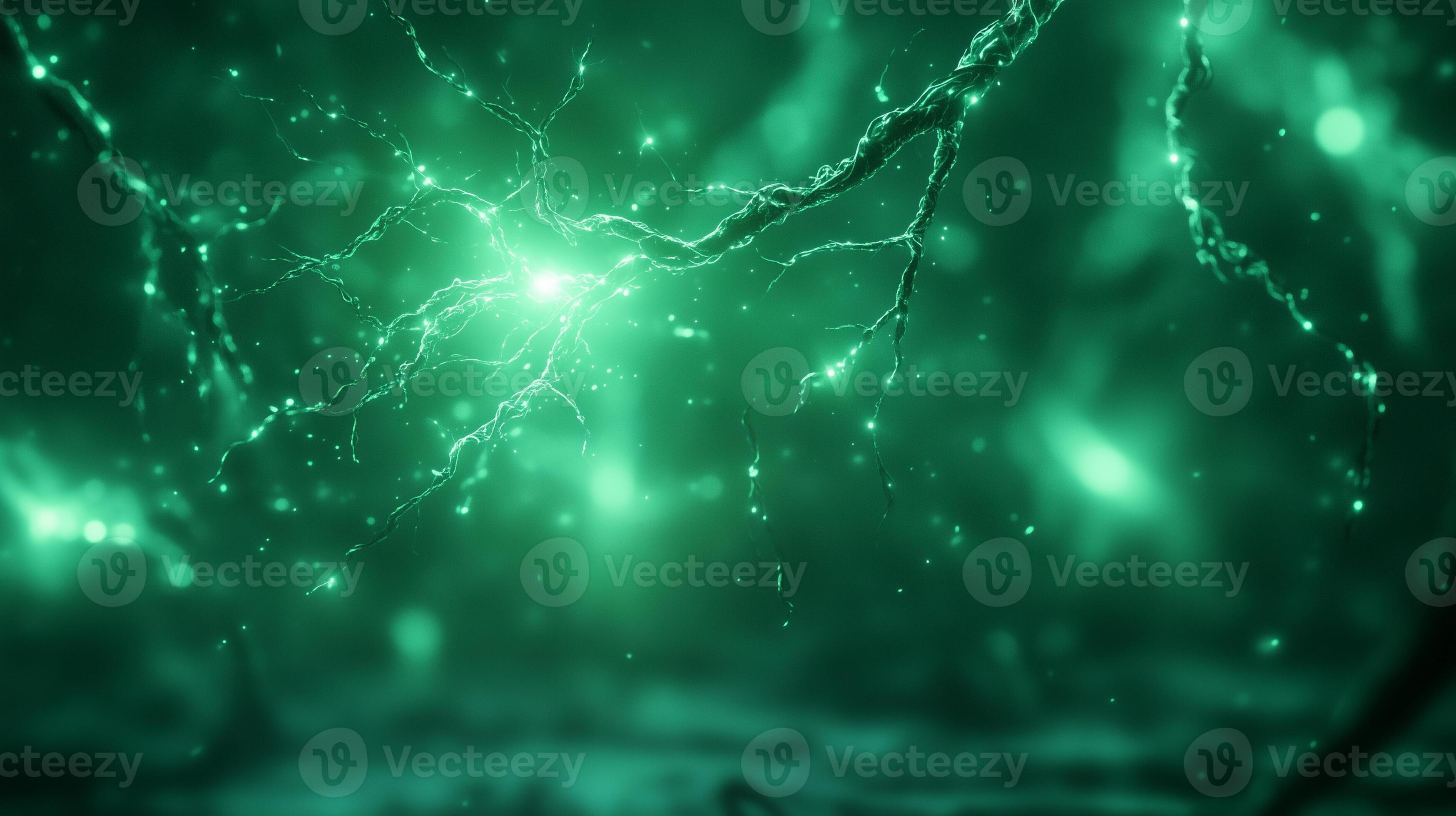 mesmerizing close up of glowing neural connections, showcasing intricate details of synapses and ...