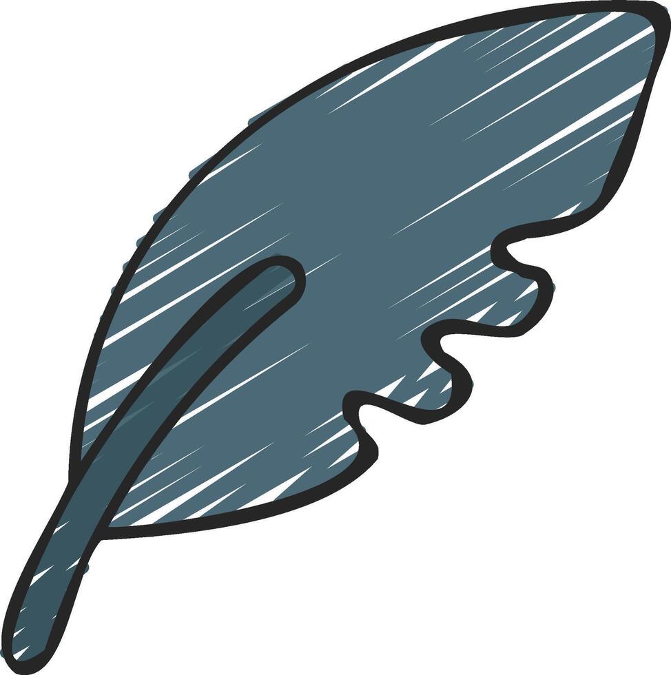 A blue feather icon on a white background 51403715 Vector Art at Vecteezy