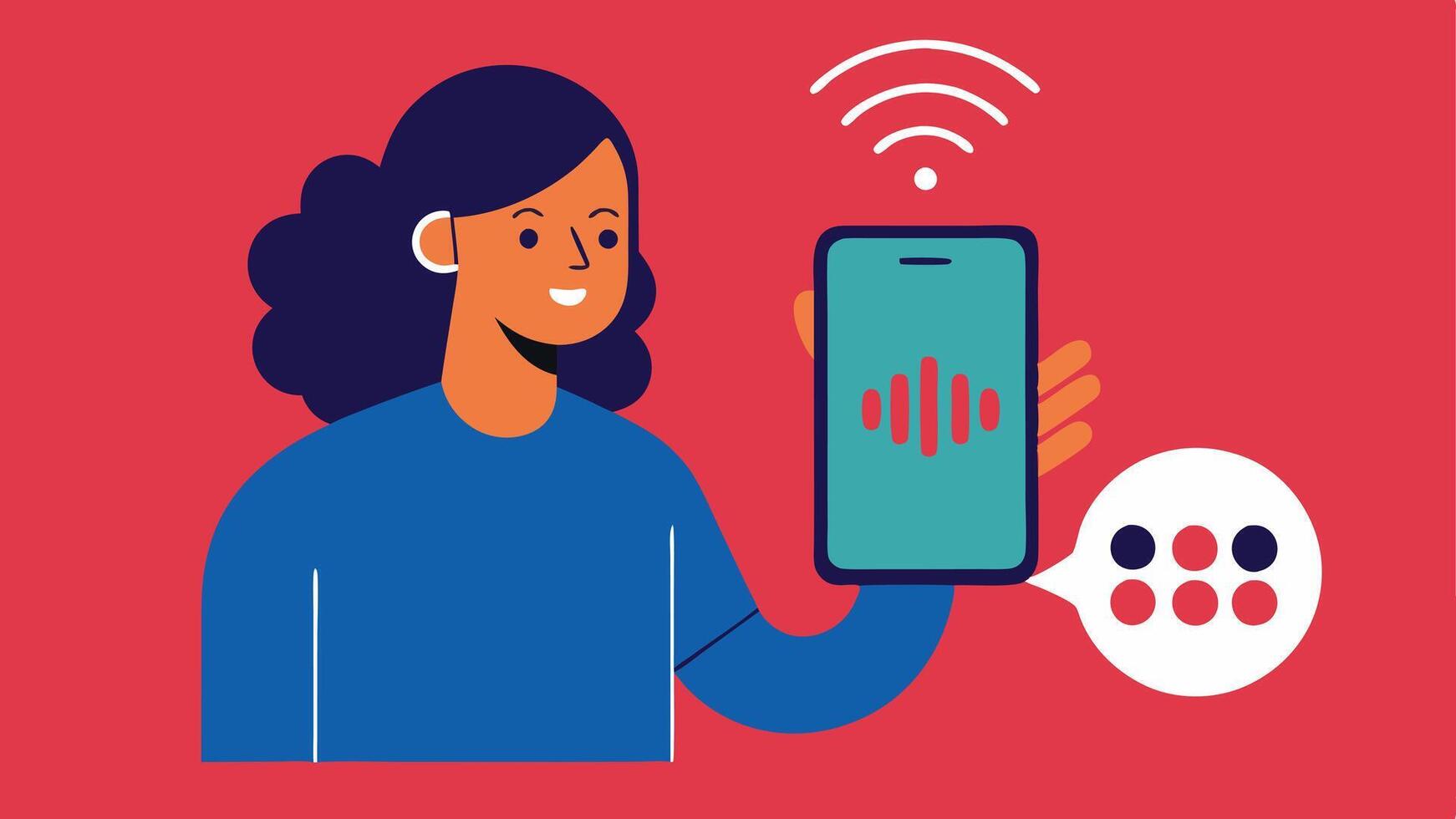 Voice Commands Interface An illustration of a user speaking to their ...