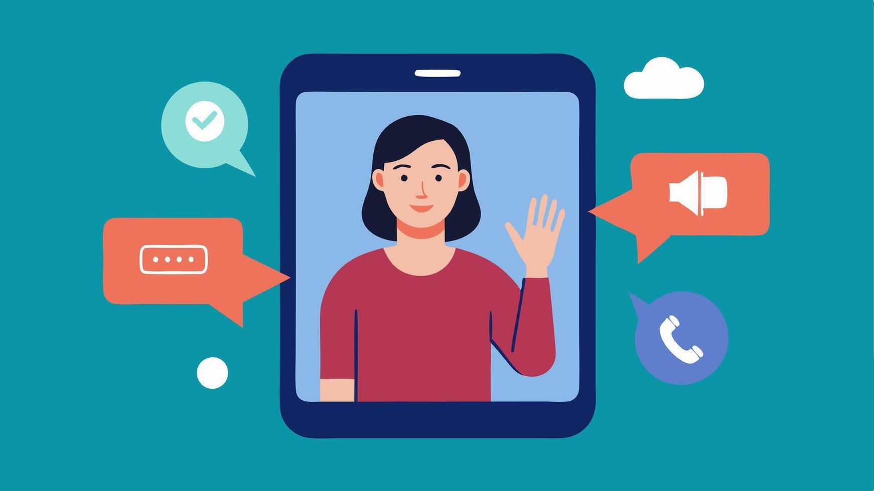 Sign Language Interpreter App A smartphone screen showing a call with a ...