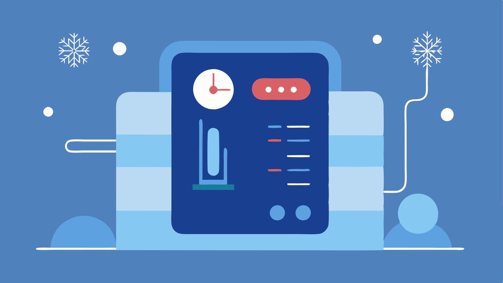 User Interface Animation An Animated Representation Of The Cryotherapy Machines User Interface