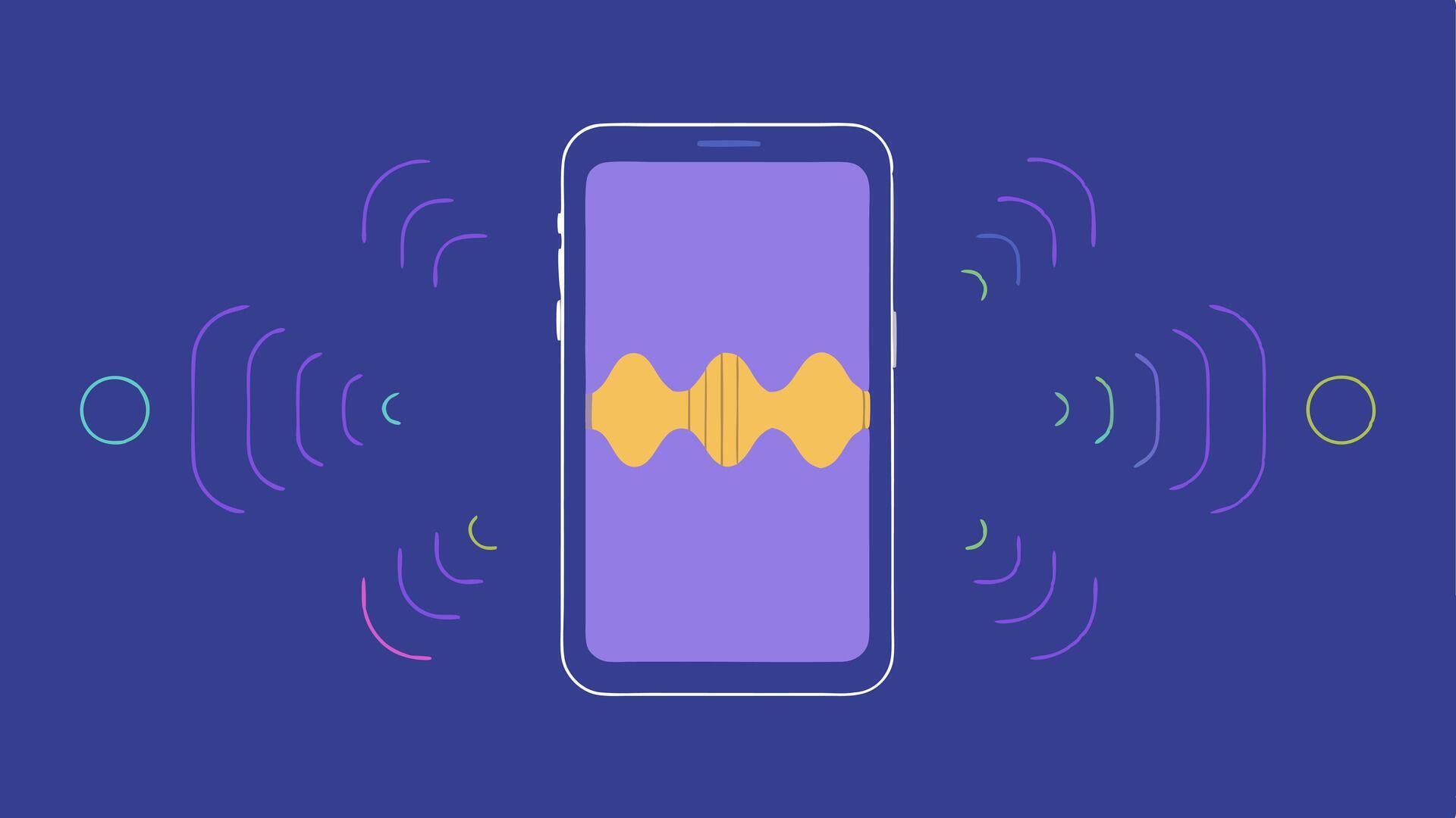 Custom Vibration Patterns A smartphone screen displaying different vibration patterns ...