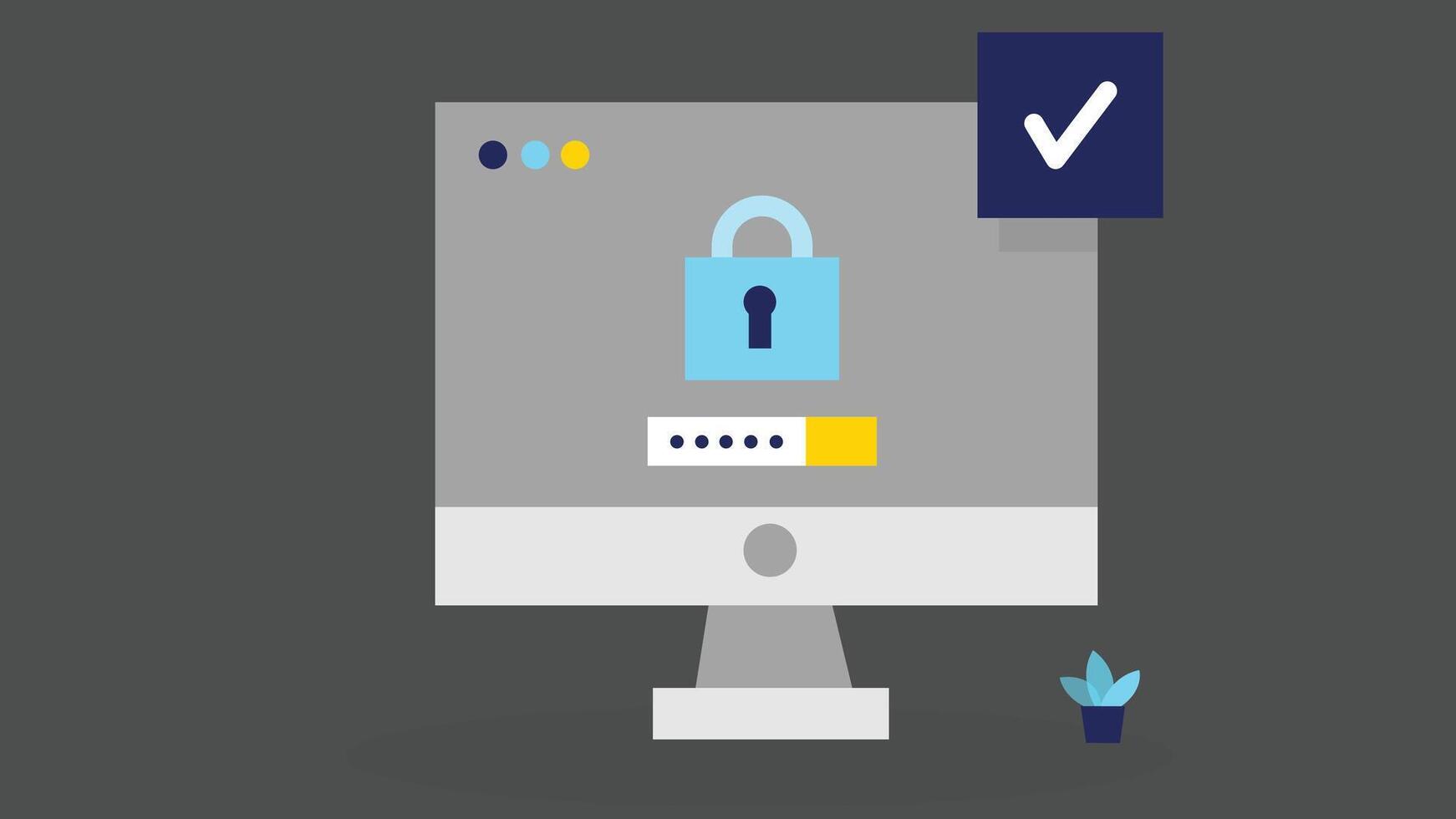 Password User Authentication Design 51433964 Vector Art At Vecteezy