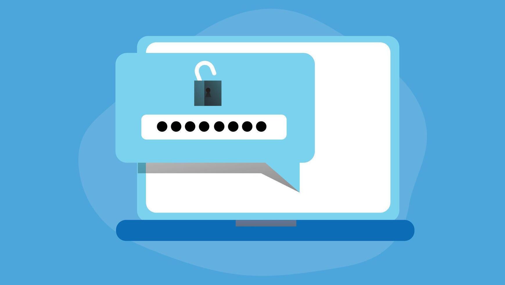 Password user authentication design 51434037 Vector Art at Vecteezy