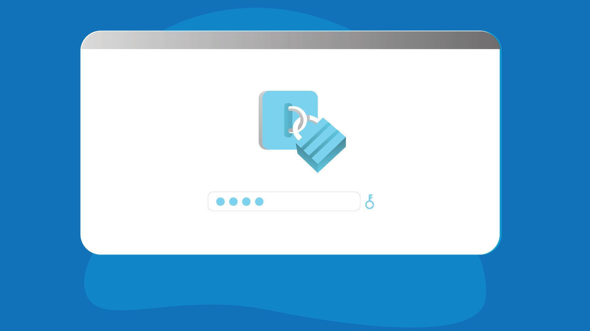 Password user authentication design 51434047 Vector Art at Vecteezy