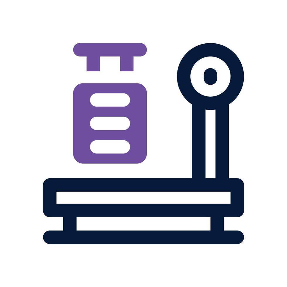 escala icono. doble tono icono para tu sitio web, móvil, presentación, y logo diseño. 51439236 ...