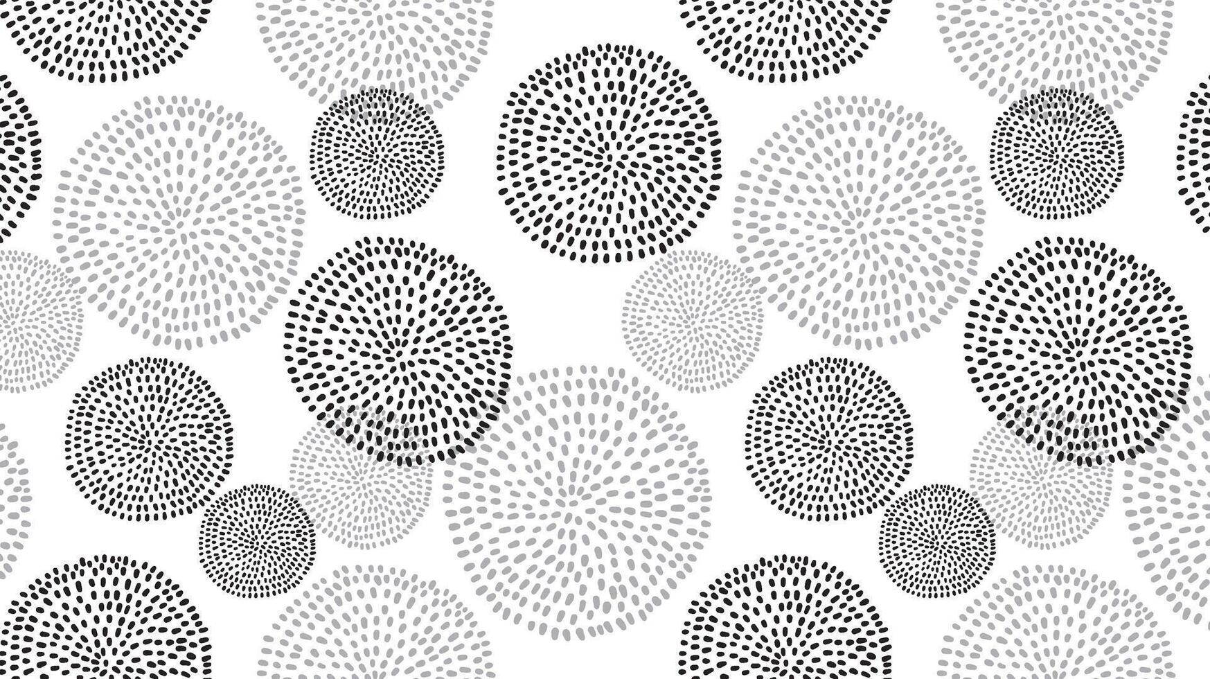 This Monochrome Dotted Circle Pattern Adds a Touch of Whimsy. 51441059 ...