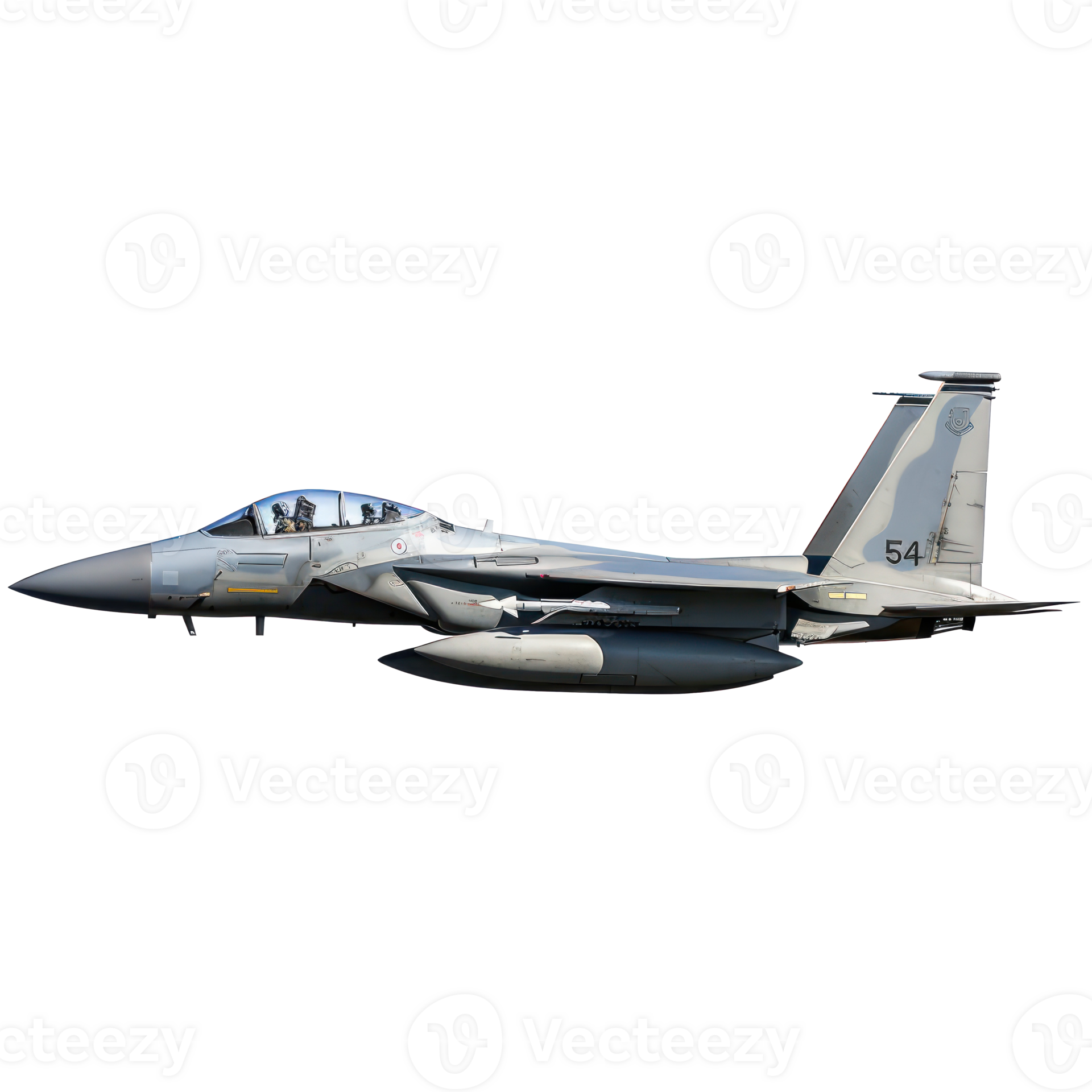 Fighter jet side view full length isolate on transparency background 51453177 PNG